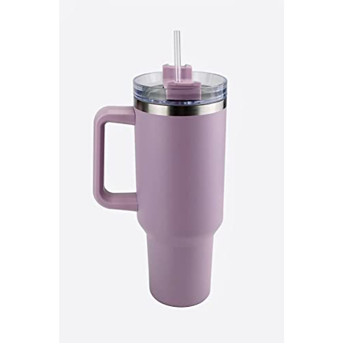 Aesthetic Adventure Quencher 40oz Stainless Steel insulated Tumbler with Handle and Straw - Lavender