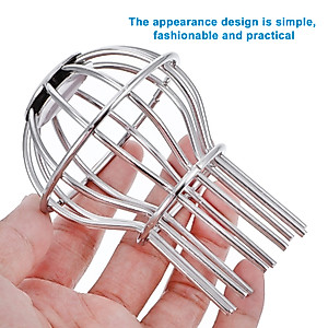 Hemobllo 2 pcs Grille downspout Cover Outdoor Gutter Guard Sink Filter Strainer roof Drainer roof Drain Dome Strainer Wire Drain Bath Drain Strainer Stainless Steel Hair Organ Universal