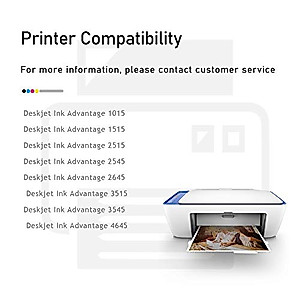 ESTON 662XL Black Remanufactured Replacement for HP 662XL 662 XL Ink Cartridges Used for HP Deskjet Ink Advantage 1015 1515 2515 2545 2645 3515 3545 4645 (2-Black)