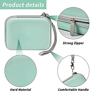 Grapsa Digital Camera Case for CAMKORY/for Kodak Pixpro/for VAHOIALD/for Sony DSCW800 830/ for Canon PowerShot 180 190. Vlogging Cameras Storage Holder for Accessories (Box Only)-Green