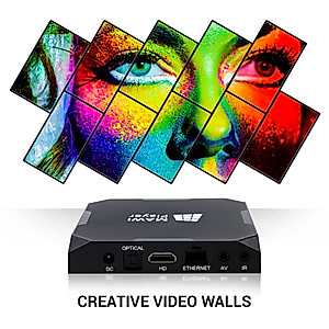 MAWi 4K Digital Signage Player Bundle by Monitors AnyWhere – Video Wall solution with Android-based AV- over-IP connectivity software
