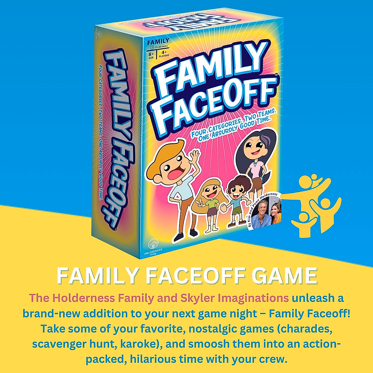 Skyler Imagination - Family Faceoff | Fun Active Game Meant to Get You Moving with The Holderness Family - Best to Play with Family During Rainy Day