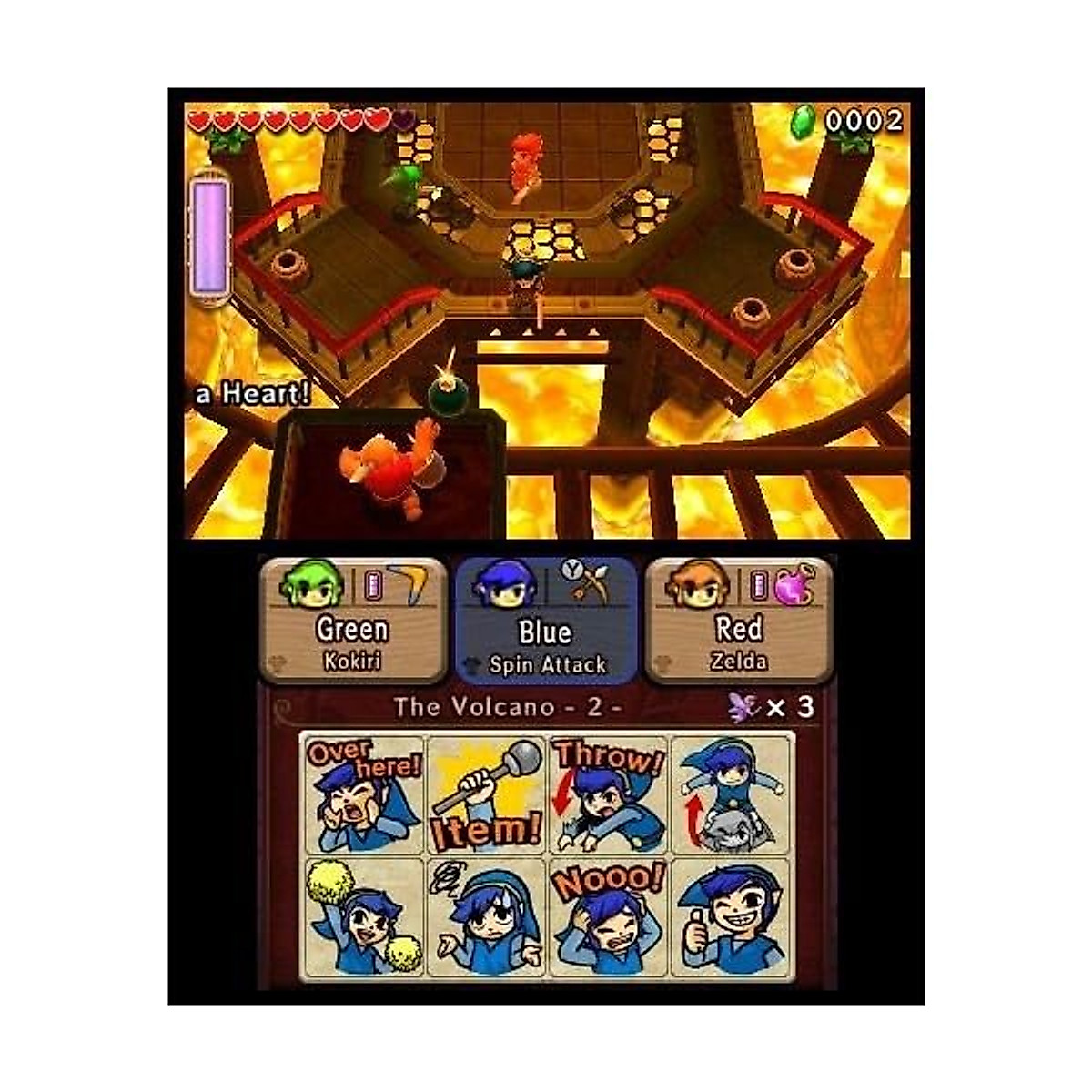 The Legend of Zelda Tri Force Heroes (Nintendo 3DS)