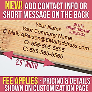 Brew City Engraving - Personalized Custom Laser Engraved Bamboo Cutting Boards for Weddings, Engagements, Anniversary & more!