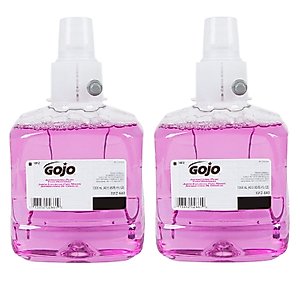 GOJO Antibacterial Foam Handwash, Refill, Plum, 1200mL Refill, 2/Carton