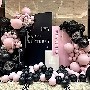 KALOR 36 Inch Giant Light Pink Balloons, 6 Pack Large Round Light Pink Latex Balloons for Anniversary, Birthday, Christmas, Wedding, Baby Shower Party Decorations