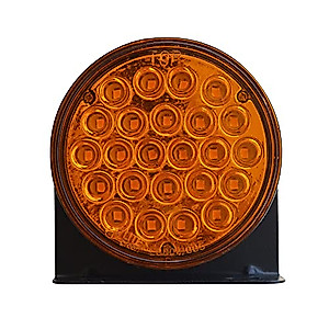 Lite Green Pair of Amber LEDs Super Bright Turn Signal Assembly Tail Light Suitable for ATV |Trucks| Tractor | Golf Carts | UTV | UTV | Trailers | Cars and Buses (12v)