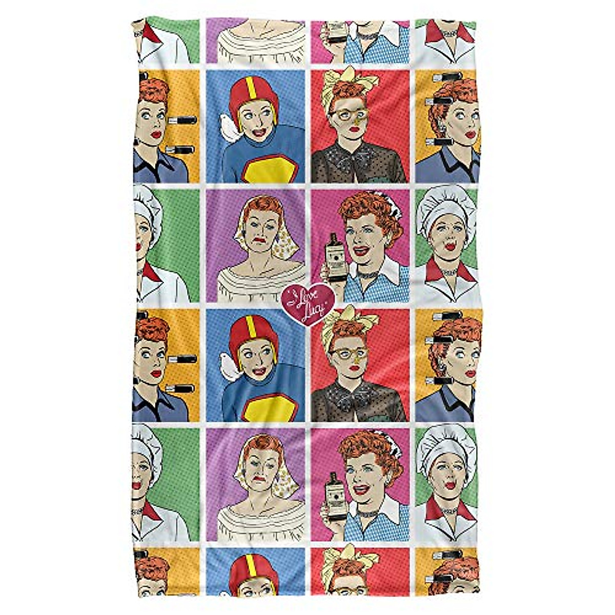 Trevco I Love Lucy Comic Silky Touch Super Soft Throw Blanket 36" x 58"