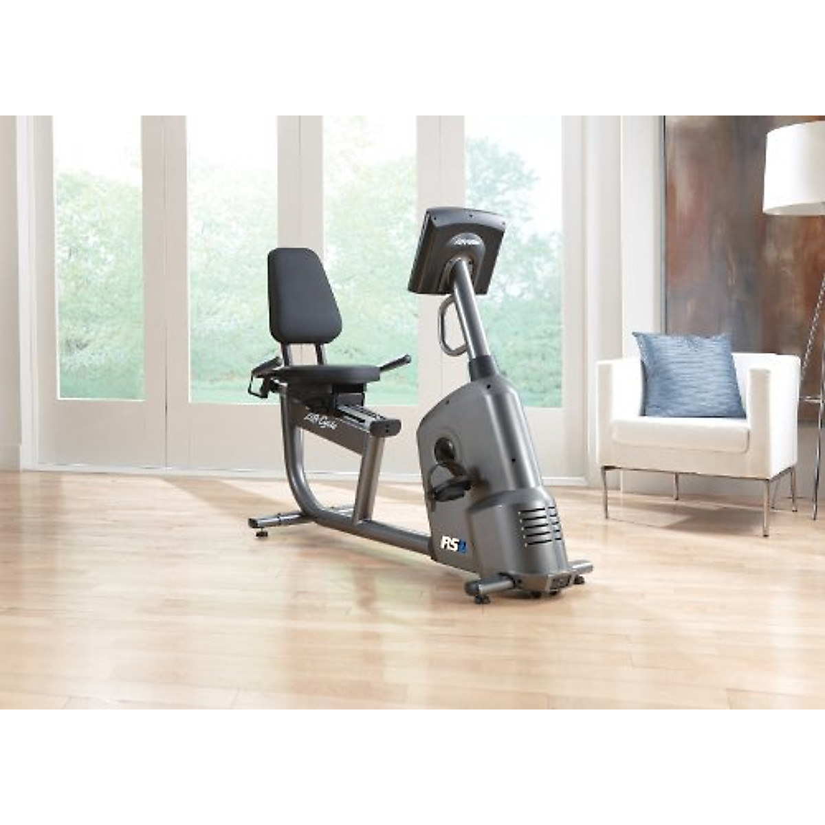 Life Fitness RS1 Recumbent Indoor Cycling Exercise Bike with Go Console