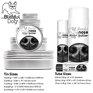 The Blissful Dog Australian Shepherd Nose Butter, Versatile Dog Nose Balm for Dry Nose, Handcrafted Nose Moisturizer, Easy-to-Apply Dog Essentials, Unscented, 1 oz.