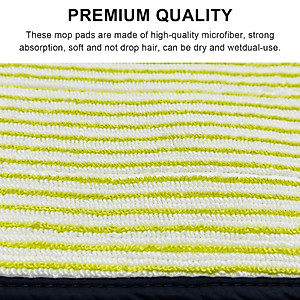 HIFROM RV2001WD Replacement Mop Pads Compatible with Shark RV2001WD RV2002WD AV2001WD RV2000WD Robot Vacuum,Shark Vacmop Pads Refills 4 Pack