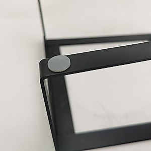 QIRAN Raised Cat Food Bowl,Elevated Cat Bowls with Stand,Ceramic Pet Feeding Bowls for Food and Water,Protect Cat's Spine,Perfect for Cats and Dogs, 12 Ounces*3,Dishwasher Safe,Triple Bowls,Black