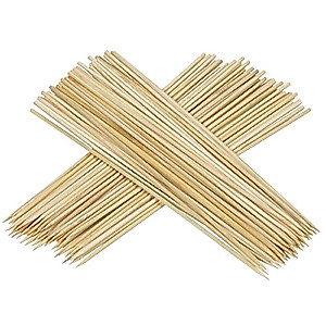 Value Pack of 600 Thin Bamboo Skewers (6 Inch)
