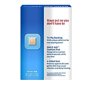 Band-Aid Brand Tru-Stay Clear Spots Discreet First Aid and Wound Care for Minor Cuts and Scrapes, All One Size, 50 Count