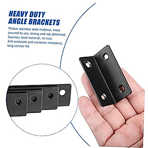 12 Pcs L-Shaped Corner Code Wall Mount Shelves Wall Mounted Shelves for Kitchen Cabinets Joint Fastener Angle Bracket FA