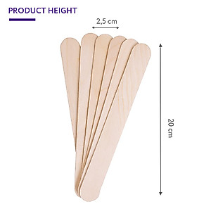 ARAVIA Wooden spatula Wax Waxing disposable L-Size 50 pcs./pack