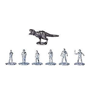 Monopoly: Jurassic Park Edition Board Game for Kids Ages 8 and Up, Includes T. Rex Token, Electronic Gate Plays SFX and Movie Theme