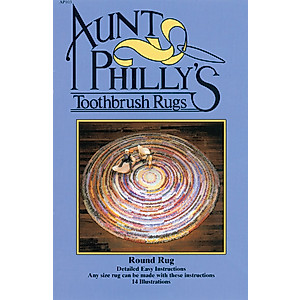 Aunt Philly's Toothbrush Quilts AP103 Round Toothbrush Rug