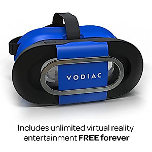 Vodiac VR - Virtual Reality Goggles, Carry Case, Free VR Videos & More via The Vodiac in-App Streaming Service. Powered by Your Smartphone iPhone Android Compatible