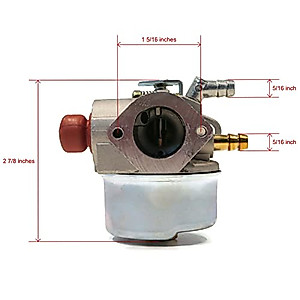 Carburetor For Tecumseh 640025 640025A Fits Model OHH65-71711C OHH65-71713C Engine New Carb
