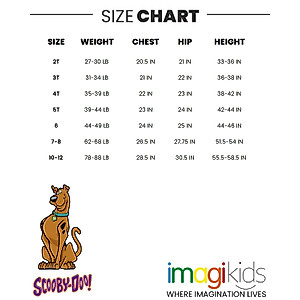 Scooby-Doo Little Boys Fleece Pullover Hoodie Brown 6