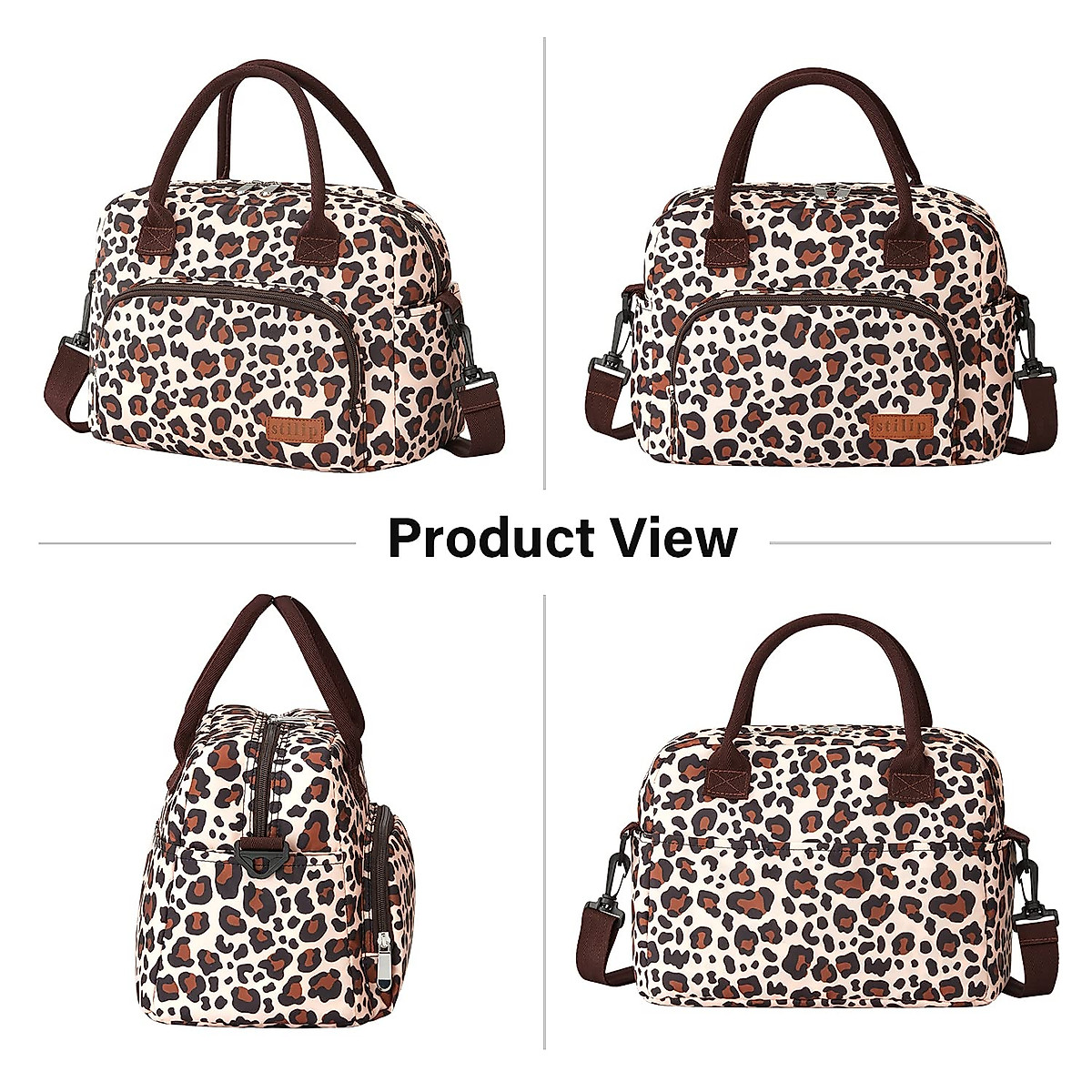 Siltamu Lunch Bag Women,Lunch Bags for Women with an Adjustable Shoulder Strap, Lunch Box for Women, Insulated Lunch Bag can be used for the Office, School, on Picnics, Womens Lunch Bag.