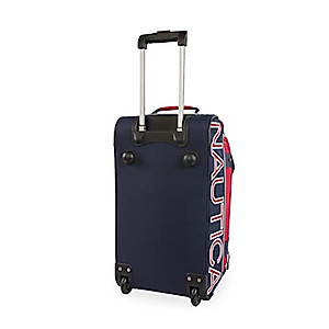 NAUTICA Submariner 22" Rolling Duffel, RED/Navy