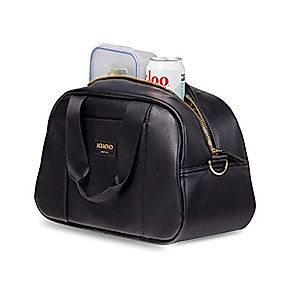 Igloo Premium Black Luxe Softsided Satchel Bag