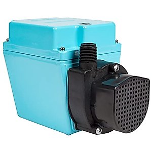 Little Giant 3E-12N, 115-Volt, 1/15 HP 500 GPH Oil-filled Direct Drive In-Line or Submersible Pump with 6-ft. Cord, Blue, 503103