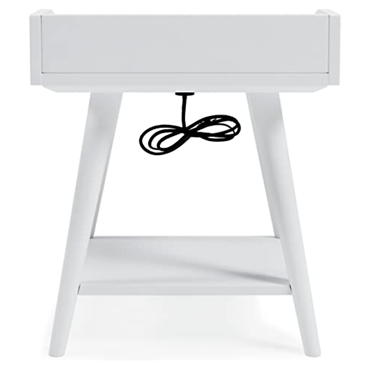 Signature Design by Ashley Blariden Modern Accent or End Table, White