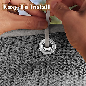 iCover 3.5x16.5ft Balcony Privacy Screen Fence, UV-Resistant Railing Fence Cover for Porch Deck Backyard Patio Garden, Cable Zip Ties Included, Grey