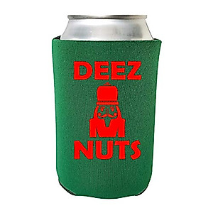 Christmas Coolies - Funny Holiday Can Cooler Pack of 4 - Alcohol Gift for Christmas Party, White Elephant, or Stocking Stuffer