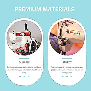 VICASKY 1 Roll Glowing Yarn Luminary Embroidery Thread Sweaters Yarn Cotton Knitting Thread Polyester Yarn Skeins Macrame Cord Hat Accessories Polyester Crochet Yarn Manual Sweater Yarn