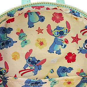 Loungefly Disney Stitch Sandcastle Beach Surprise Mini Backpack
