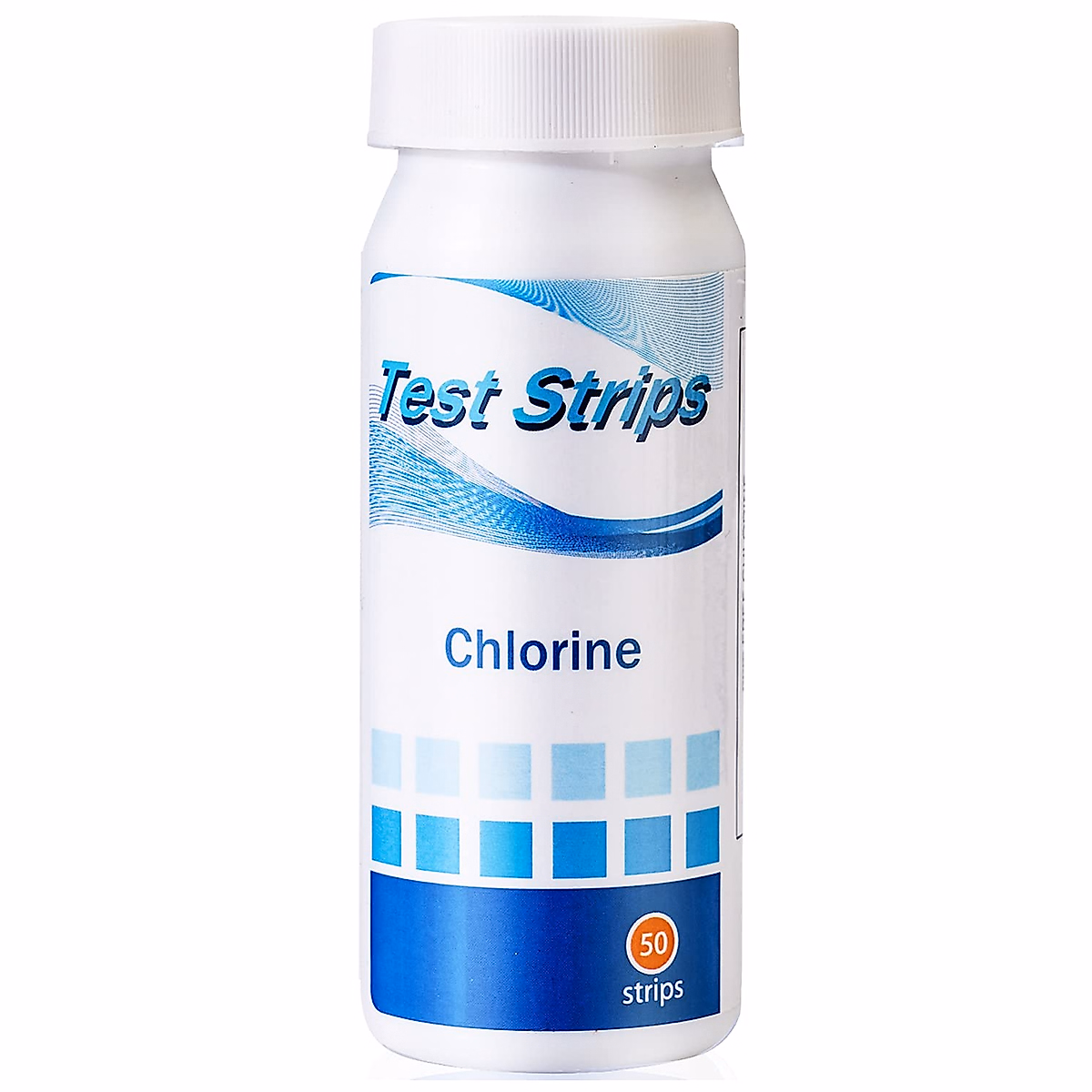 SuperCheck Chlorine Test Strips, 0-750 ppm, 50 Count, Chlorine Test Strips for Food Service, Measure Chlorine Contents in Sanitizing Solutions, Sanitizer Test Strips Food Service, Bleach Test Strips