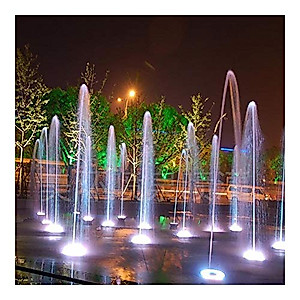 LRJSKWZC Garden Sprinkler Air-Blended Sprinklers Garden Landscape Fountain 3/4" 1" 1.5" 2" Brass Adjustable Air Bubbling Water Column Fountain Nozzles (Color : 2 inch)