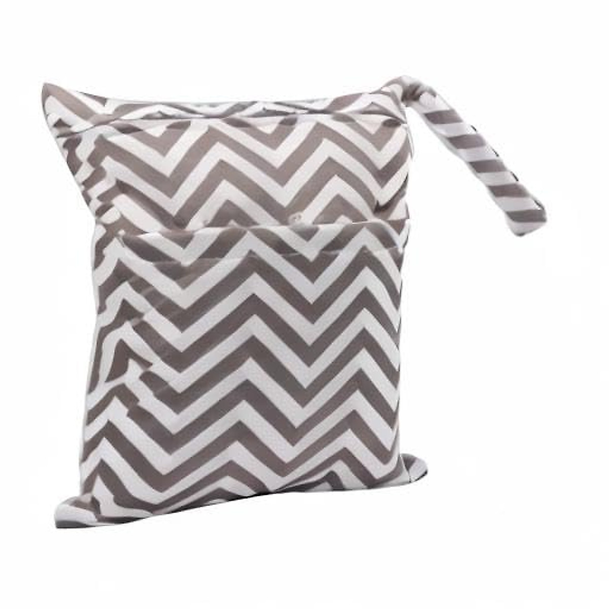 PandaEar (2 Pack Waterproof Wet Dry Bags Reusable Cloth Diaper | Multi-Functional Beach Travel Pool Yoga Gym Bag for Baby Items Swimsuits or Wet Clothes (Multi-Color 1)