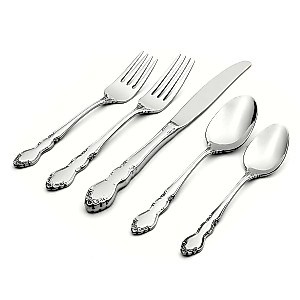 Oneida 2766020Al20 Dover 20 Piece Fine Flatware Set, Service For 4