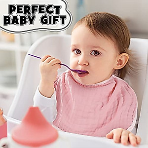 10 Pack Muslin Burp Cloths for Baby Girl Boy 6 Layers Thicken Soft Unisex Baby Burp Cloths Large Absorbent Muslin Burping Cloth Rags