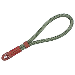 VKO Green Soft Camera Wrist Strap, Hand Strap Compatible with Fujifilm X-T30 X-T4 X-T3 X100F X-T20 X-T2 X-Pro2 X-E2 X30 X100T A6100 A6600 A6400 A6000 Cameras Adjustable Safety Handstrap