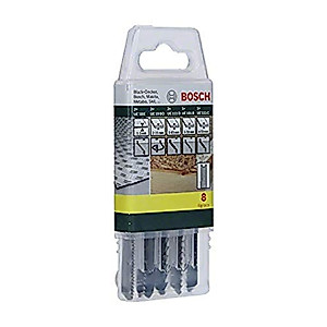 Bosch 2607019459 Jigsaw Blade Set with U-Shaft 8 Pcs