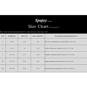 Spajoy Dog Shirts Puppy Dog Clothes Blank T-Shirt Tee Shirts for Large Medium Small Dogs Dogs Puppy T-Shirt Cotton Pet Clothing Puppies Doggy Vest Costume Puppy Shirt Pet Vest Tank Top Cat Tee