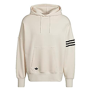 adidas Originals Men's Adicolor Neuclassics Hoodie, Wonder White, Small
