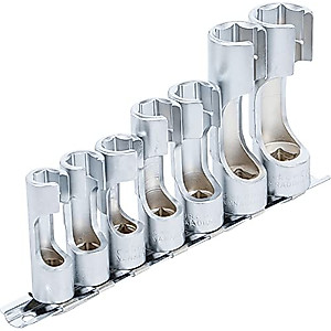 BGS 1105 | Special Socket Set, slotted | 10 mm (3/8") Drive | 10-19 mm | 7 pcs.