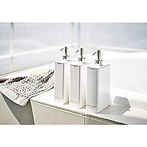 Yamazaki Tower Conditioner Dispenser White Rectangular