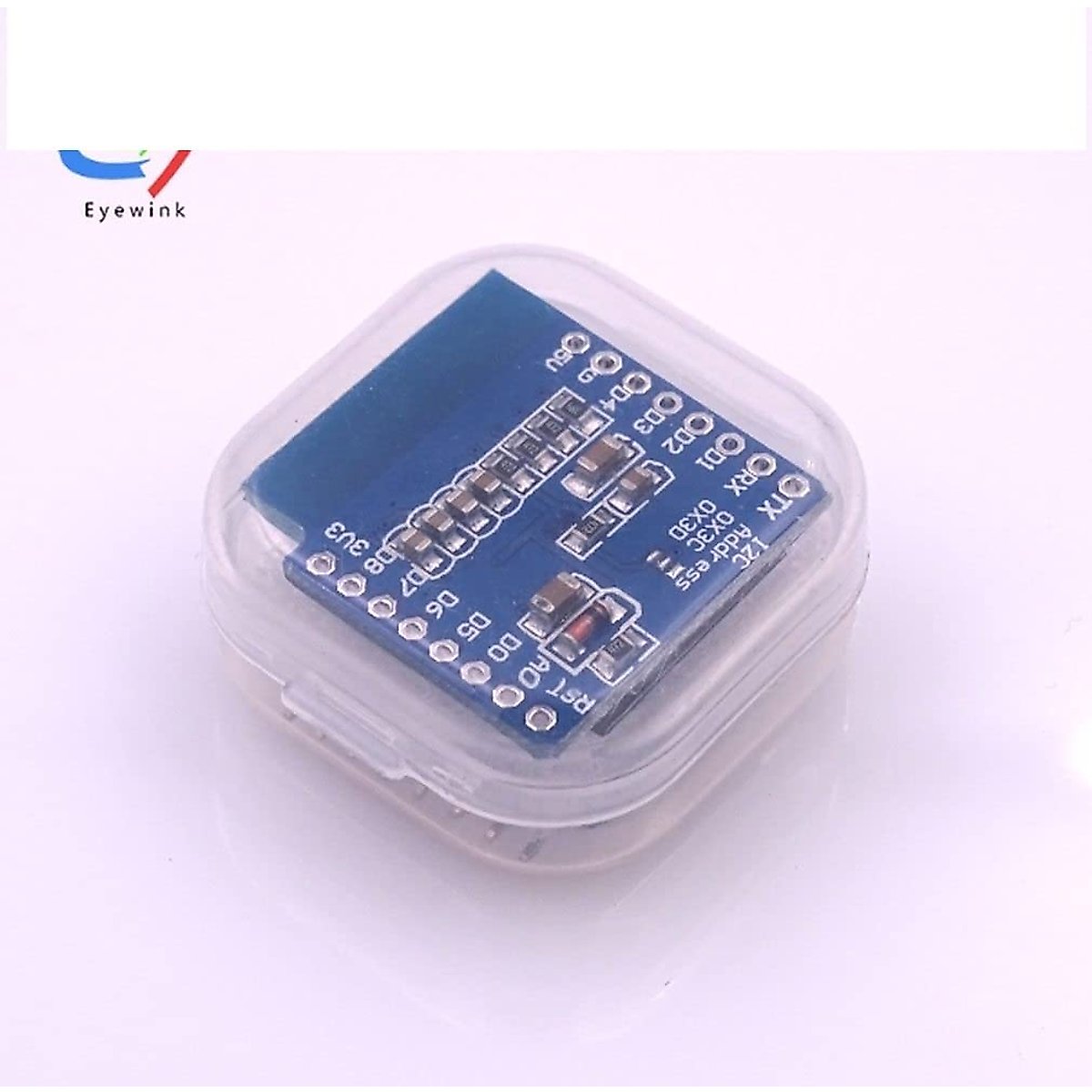 10PCS/LOT 0.66" inch 64X48 IIC I2C OLED LED LCD Dispaly Shield for Arduino Compatible for WeMos D1 Mini