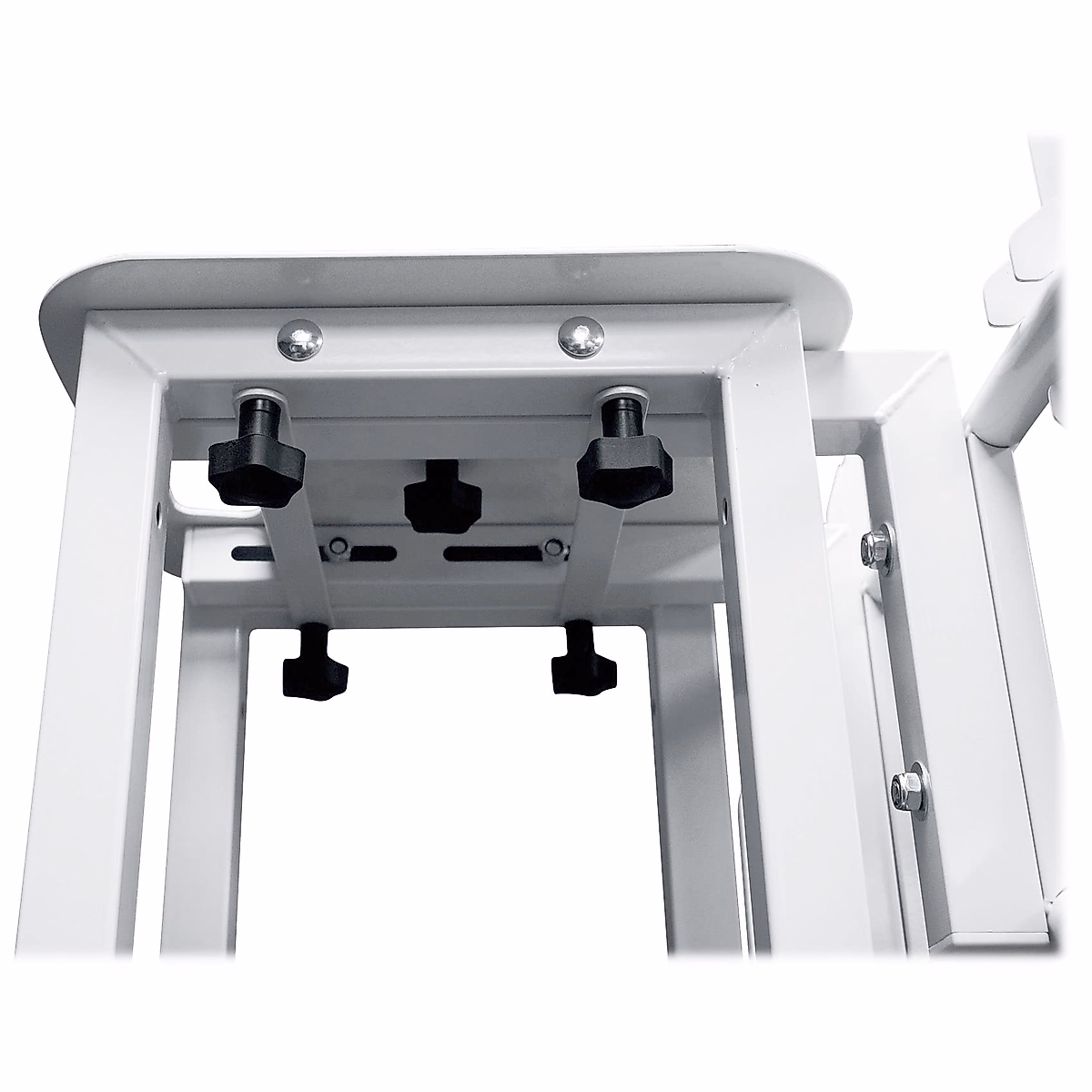 (2) Rockville RTP33-TV Pro Totem DJ Speaker/Lighting Stands w/Detachable TV Mount