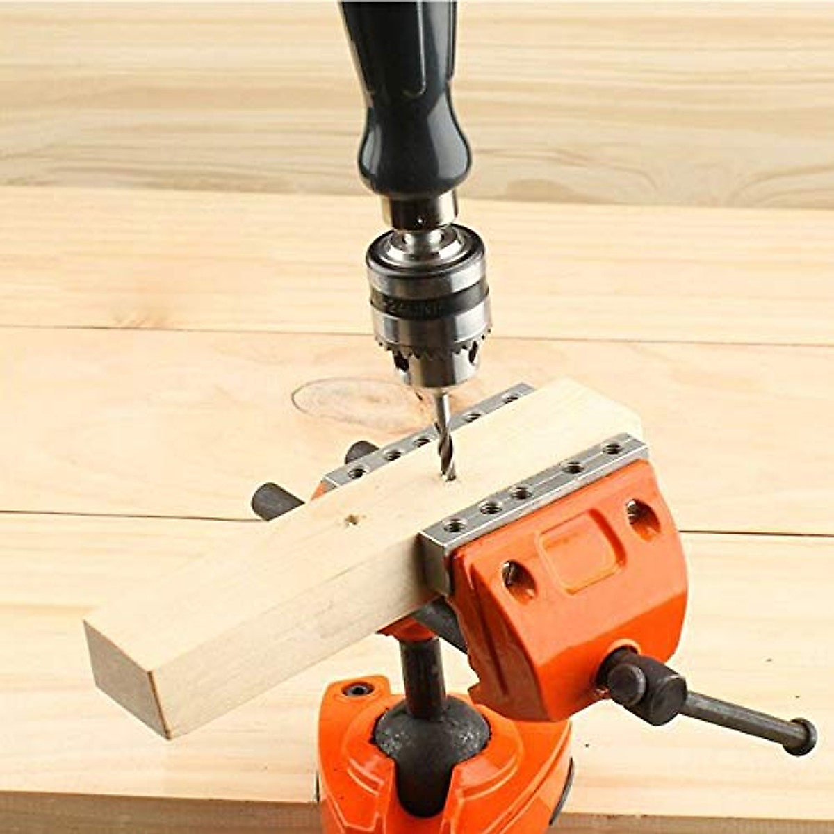 YAGSUW Hand Drill Bits Set 7 in 1 Manual Tool Pin Vises with Chuck Key & 5pcs Twist Drill Bits for Wood, Jewelry, Delicate Manual Work, Electronic Assembling and Model Making, DIY Drilling