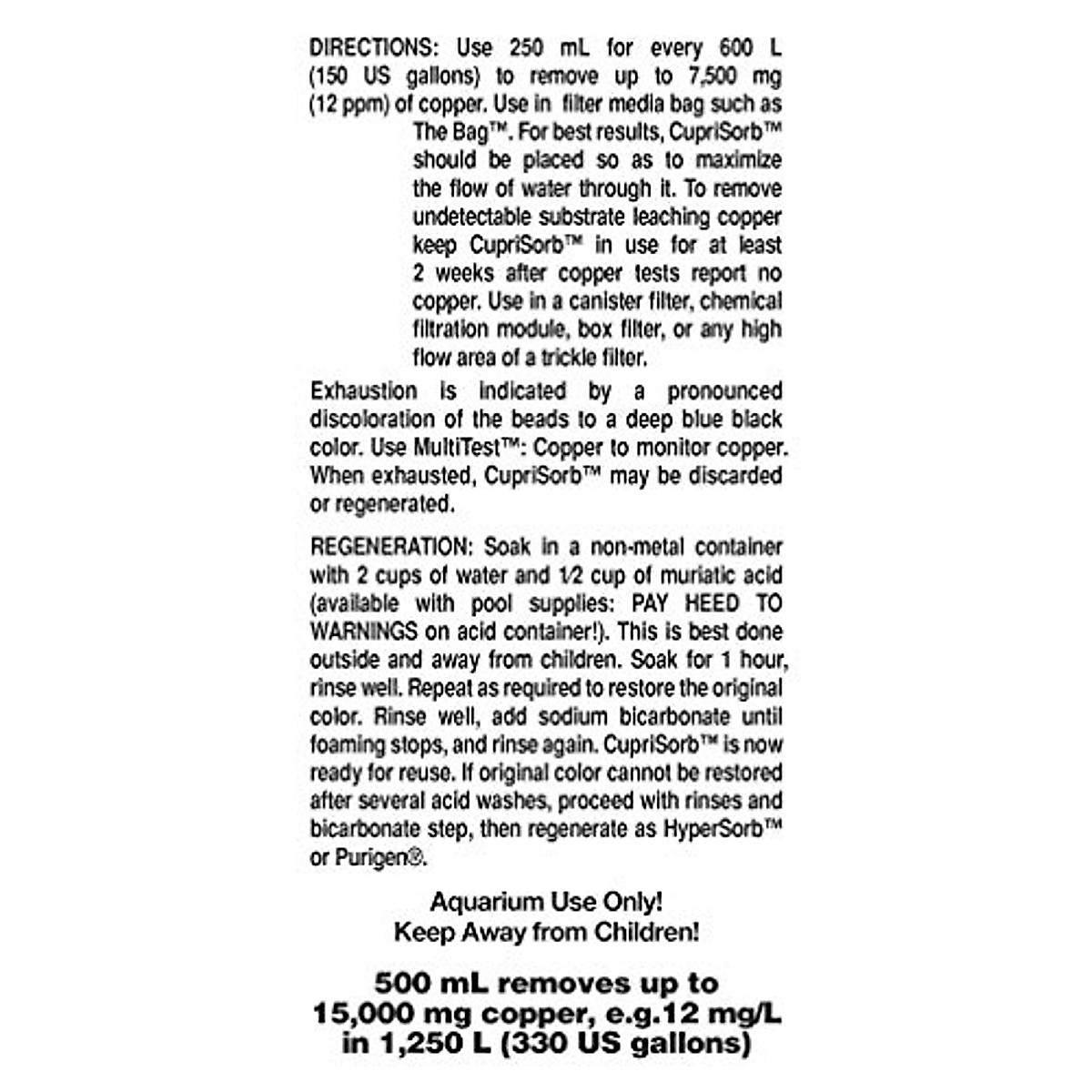 Seachem Cuprisorb 500ml