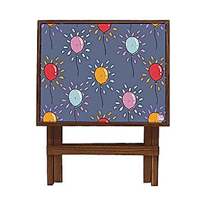 TYAGI-Export 16.75 inches Folding Table Small Laptop Desk Writing Computer Desk for Home Office, No-Assembly Study Office Desk Foldable Table for Small Spaces